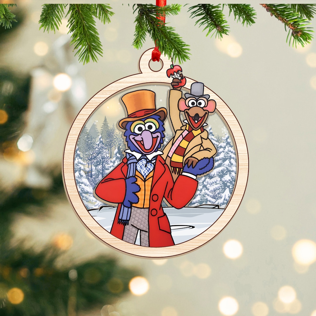 Muppet Rizzo Gonzo Christmas Ornament Muppets Christmas Carol - Etsy