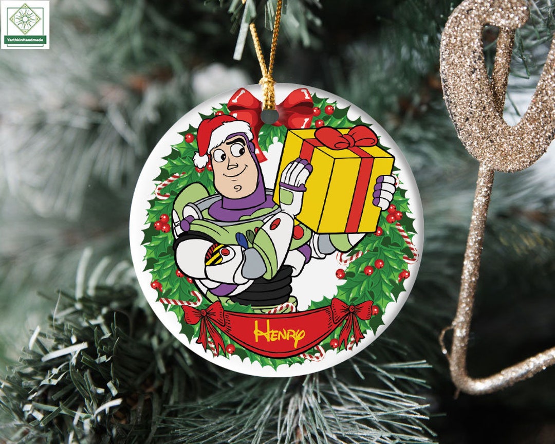Personalized Buzz Lightyear Christmas Ornament Toy Story Xmas - Etsy