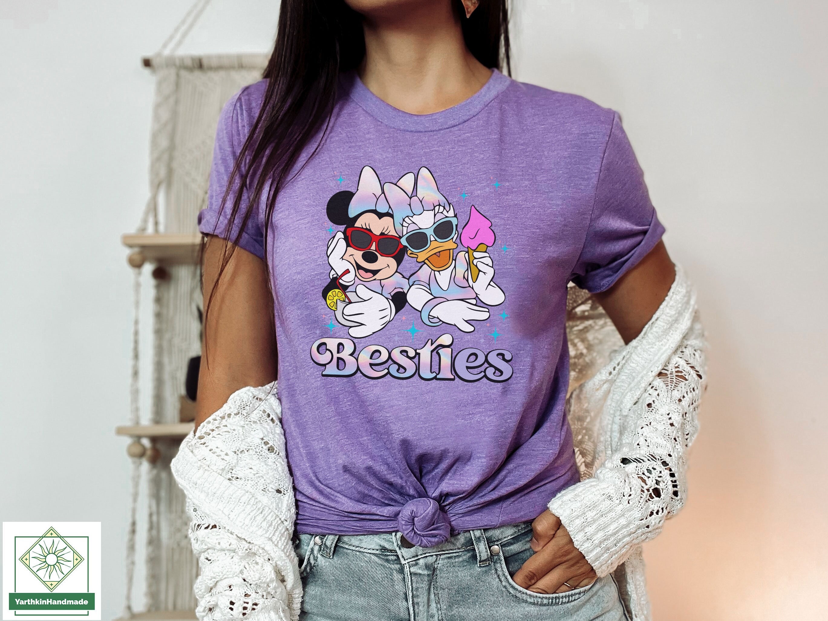 Besties Disney 100 Years of Wonder Shirt, Minnie Daisy Besties T-Shirt ...