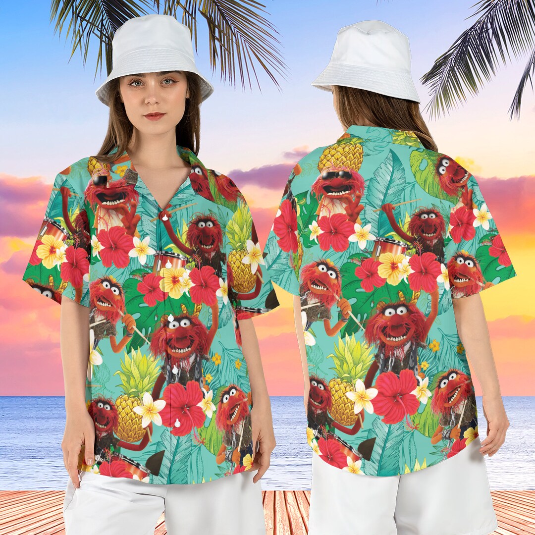 Muppet Animal Pineapple Hawaiian Shirt Tropical Muppets the - Etsy