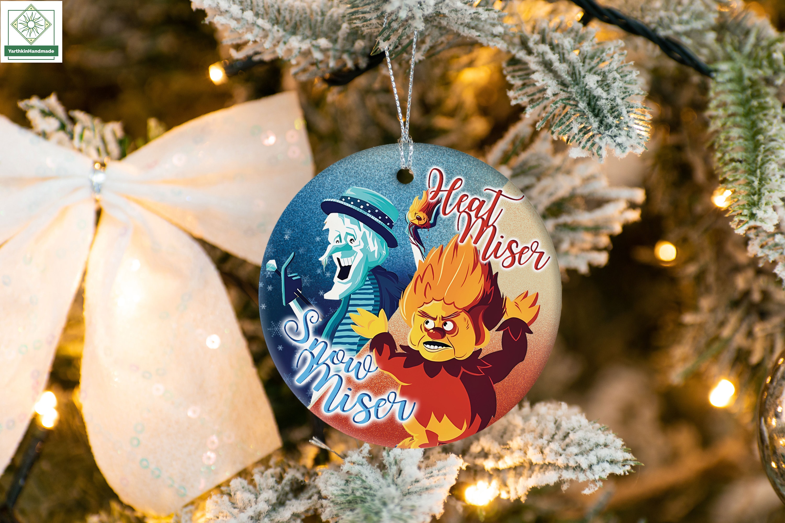 Heat and Snow Miser Ornament, Snow Miser Christmas Ornament sold by ...