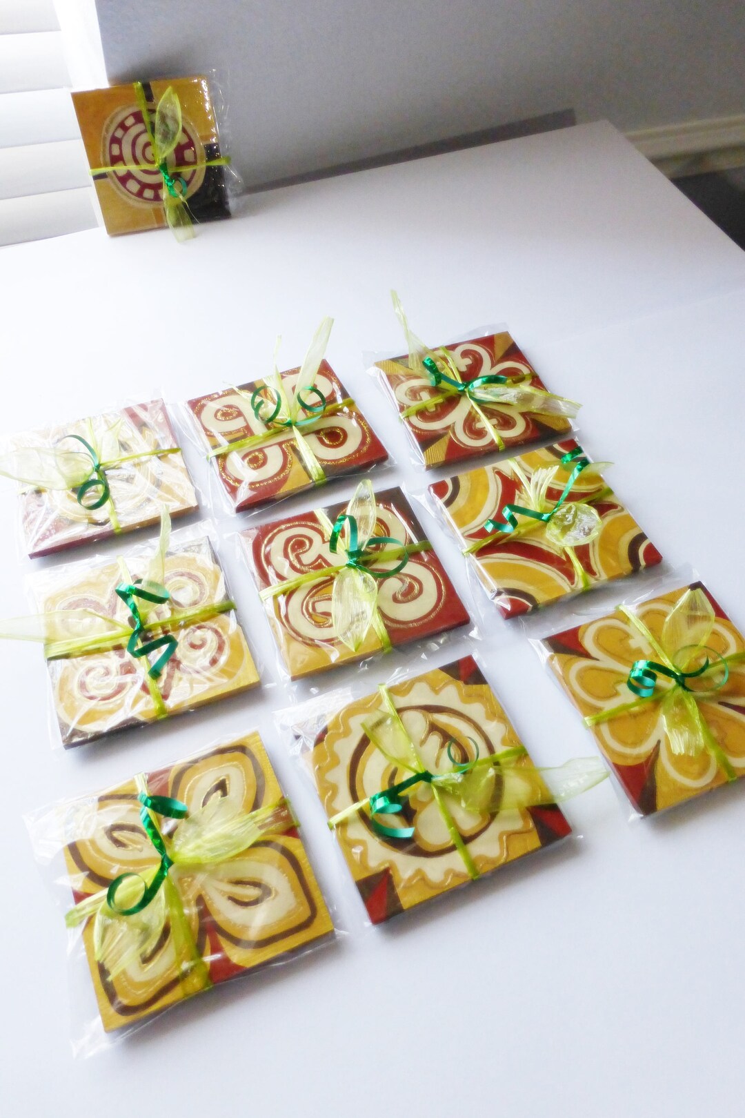 Adinkra (set of 3) 4.5x4.5in Ghanaian Symbols Paintings, Unique Gifts ...