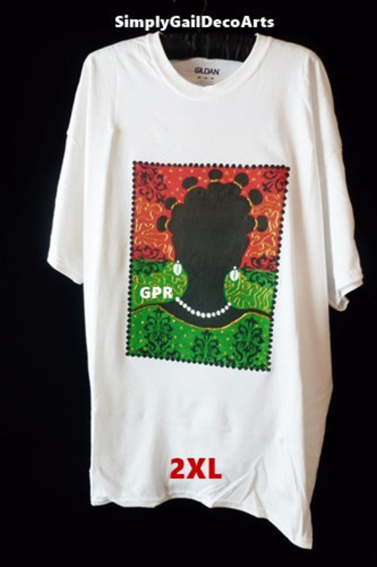 Kwanzaa Gifts 2X Woman's Afrocentric T Shirt RED BLACK | Etsy