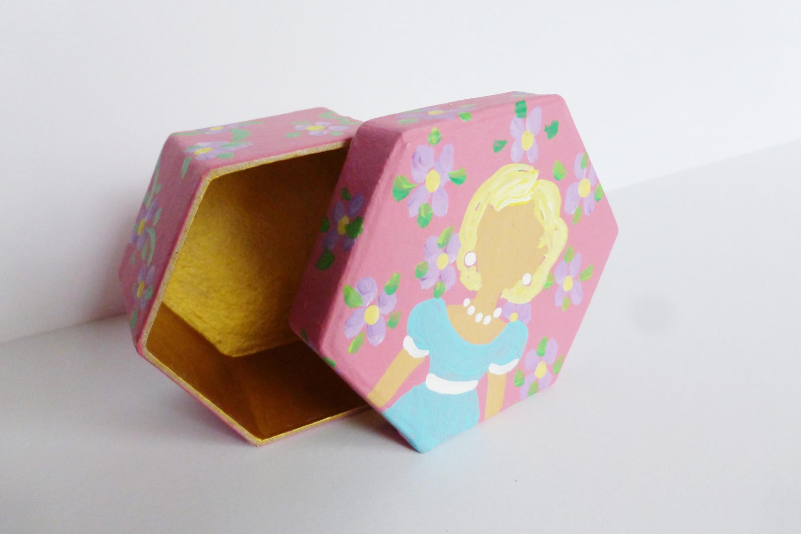 Hexagon Trinket Box Storage Container Unique Gift Items - Etsy