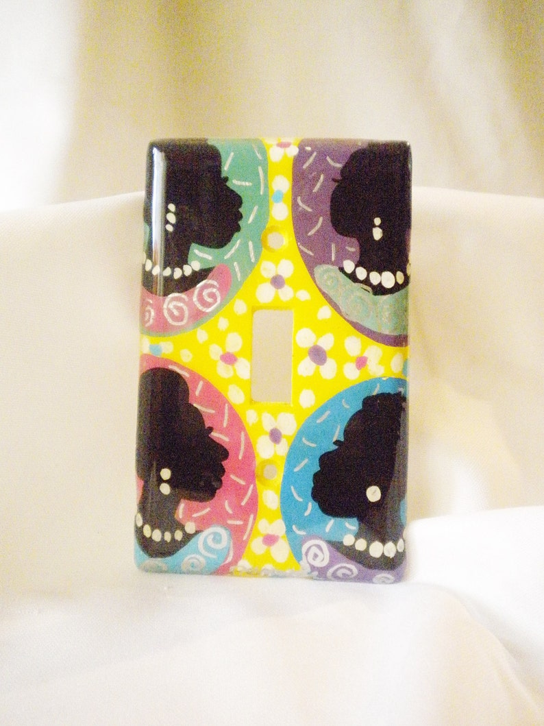 Women of Color Afrocentric "four Sisters" Toggle Light Switch Cover ...