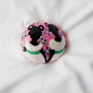 Hand Painted Rocks, Two Little Girls, Afrocentric Gifts, Little Girl ...