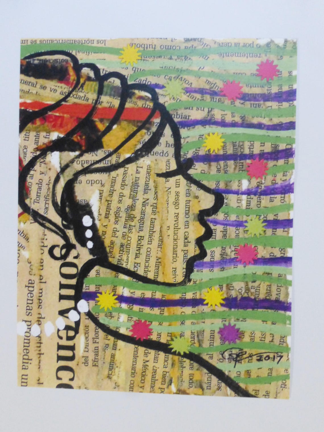 11 X 14 Art Prints, "profiling Beauty", Contemporary Art, Spanish News ...