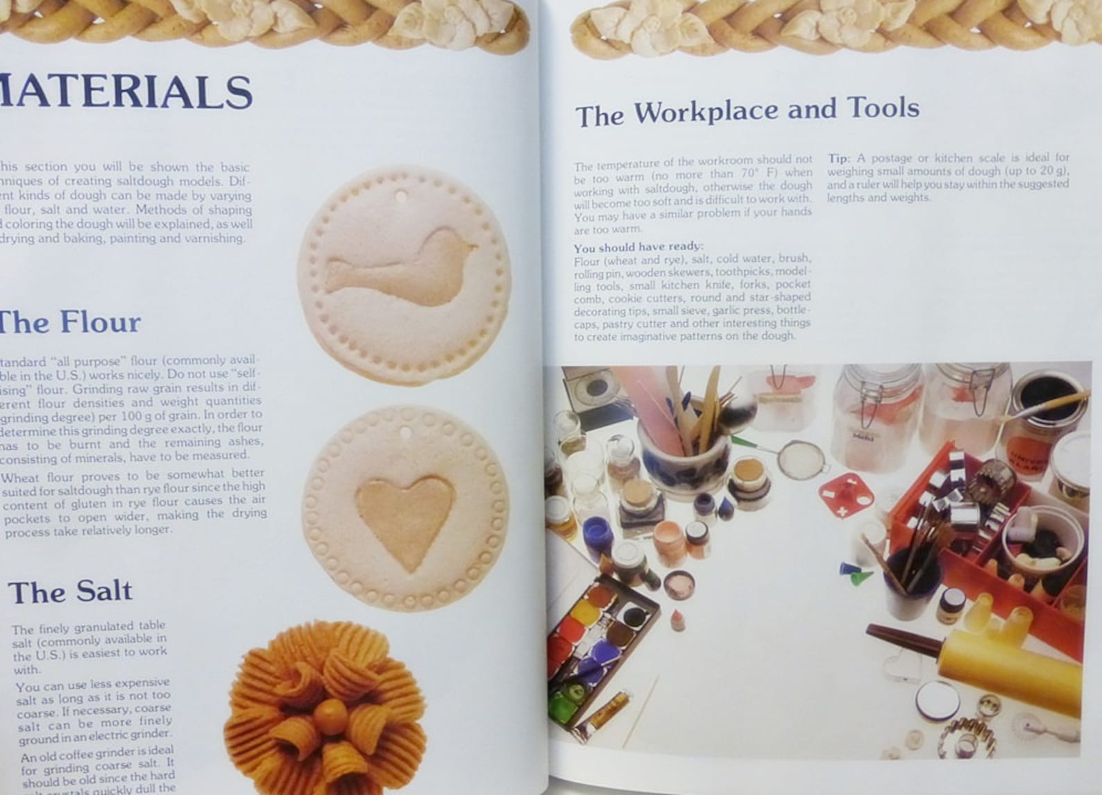 Dough Crafts Instructional Arts and Crafts Book 1991 Hardcover - Etsy