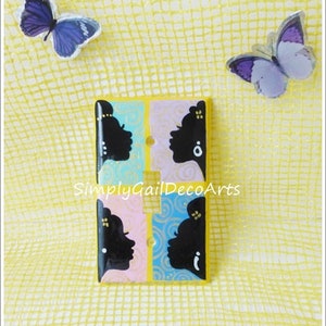 Four Sisters, Four Best Friends, Afrocentric Light Switch Covers, Gifts ...