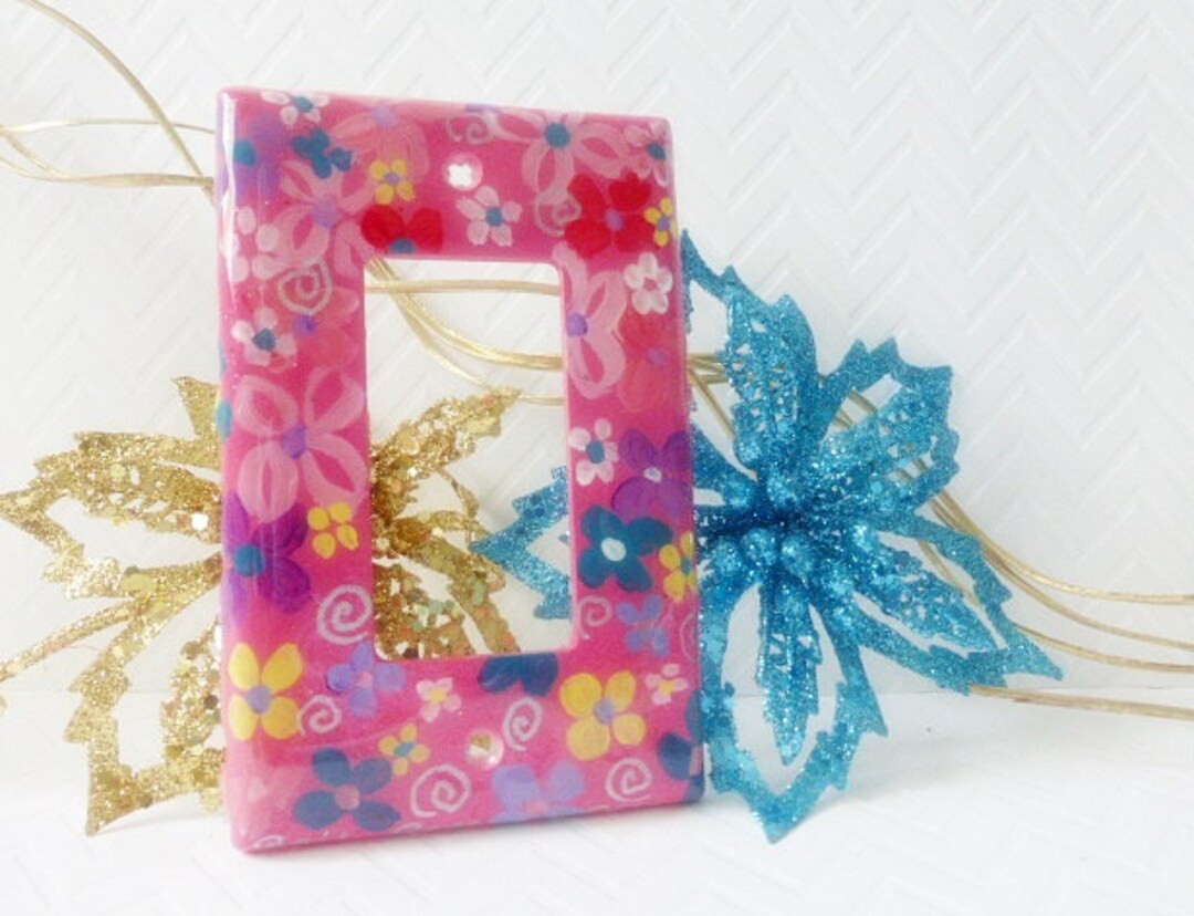 Fuchsia Flower Bouquet Rocker - Etsy