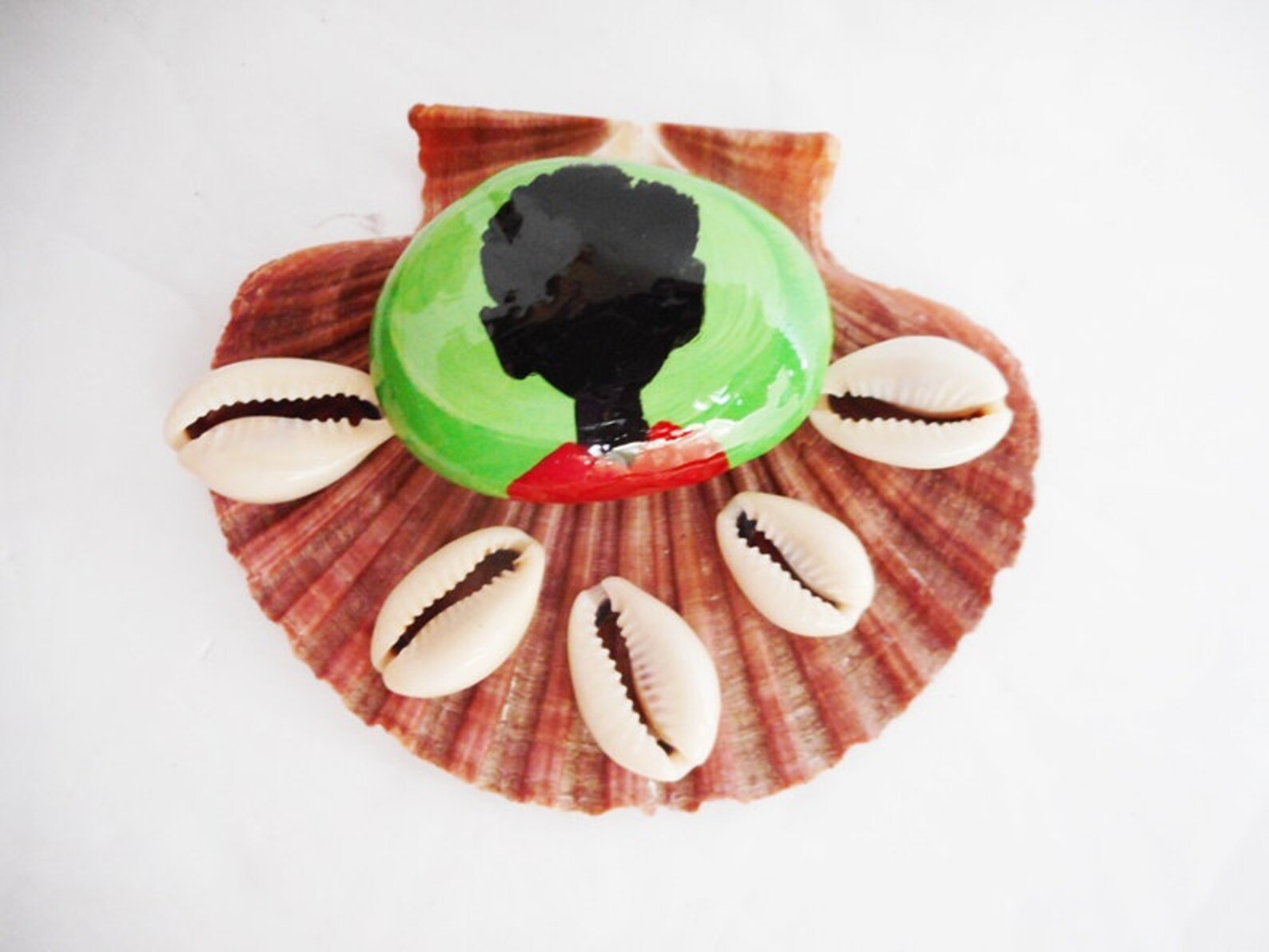 A Family of Six Afrocentric Gifts Hand Painted Pebbles - Etsy