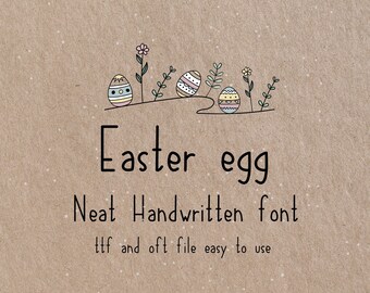 Neat Handwritten Font Cute Handwriting Digital Planner Font Digital ...