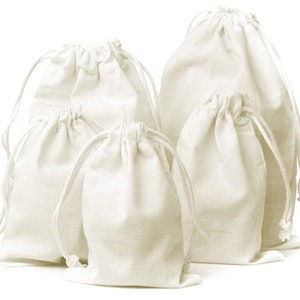 Cotton Drawstring Bag, Cotton Pouch, Cotton Muslin Bag, Mailing Bags ...