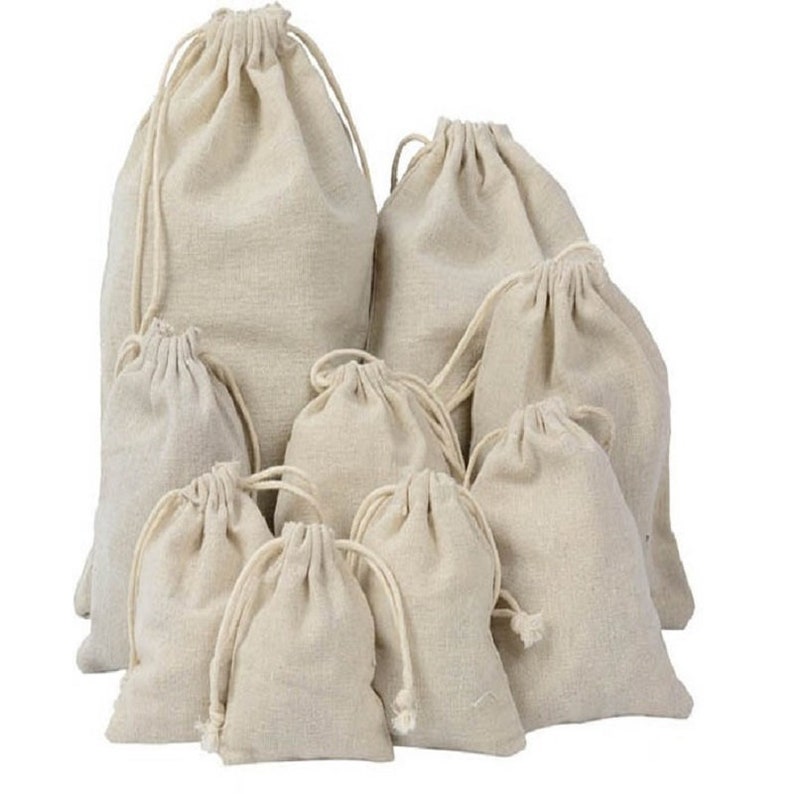 Cotton Drawstring Bag, Cotton Pouch, Cotton Muslin Bag, Mailing Bags ...