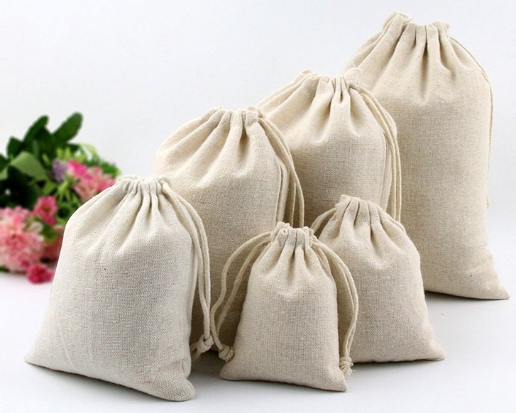 Cotton Drawstring Bag, Cotton Pouch, Cotton Muslin Bag, Mailing Bags ...