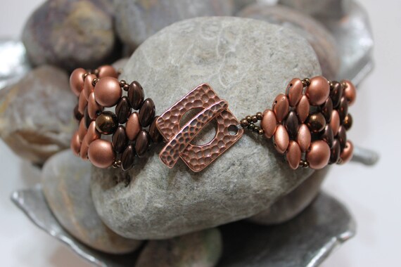 Irisduo and Candy Bead Bracelet Bead Weaving Irisduo - Etsy