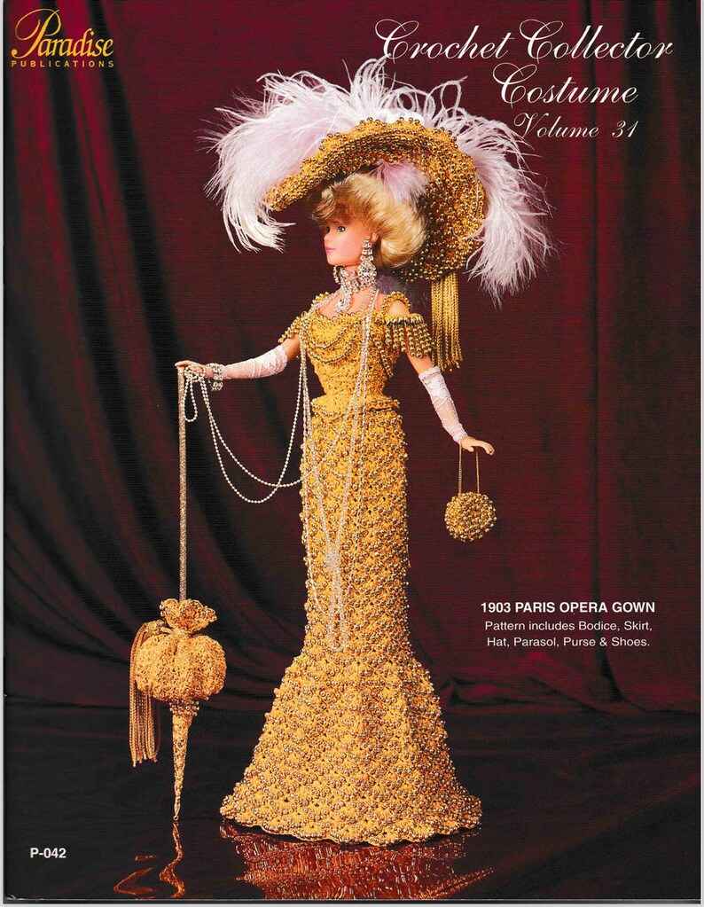 DIGITAL DOWNLOAD Vintage 1903 Paris Opera Gown Barbie Fashion Doll ...