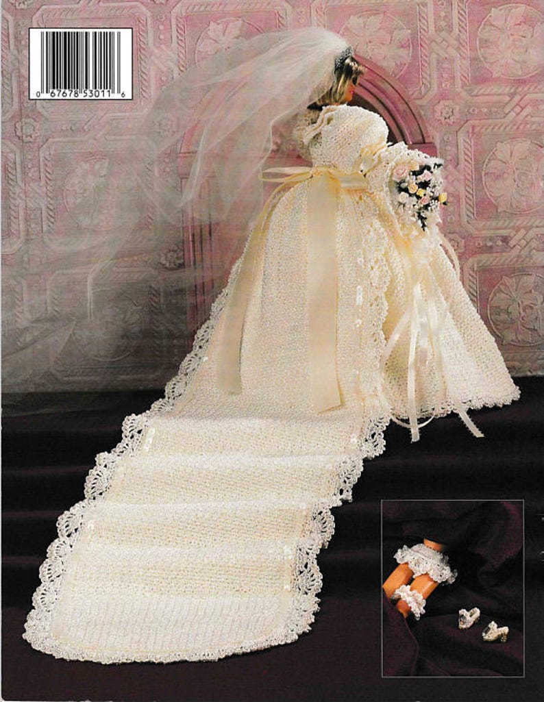 DIGITAL DOWNLOAD Crochet Vintage Princess Diana 1989 Wedding Dress and ...
