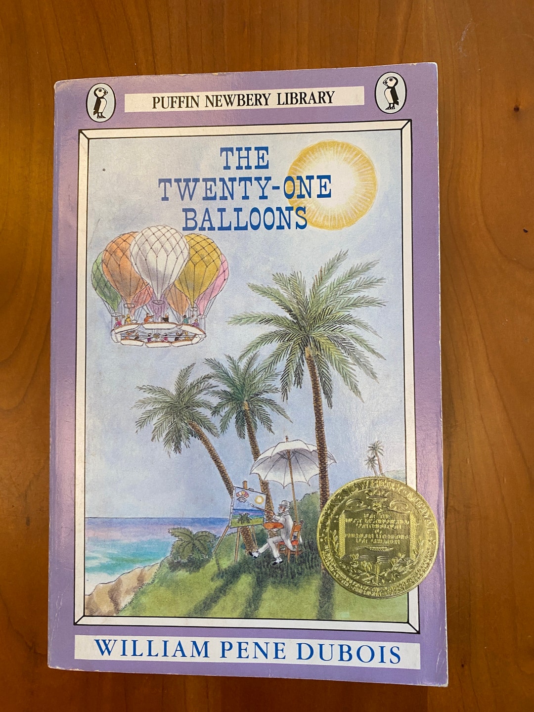 The Twenty-one Balloons by William Pene Dubois - Puffin 1986 - Etsy