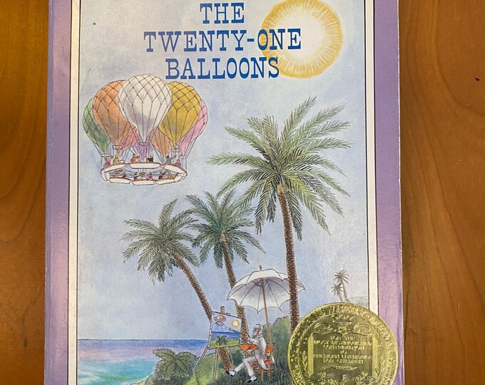The Twenty-one Balloons by William Pene Dubois - Puffin 1986 - Etsy