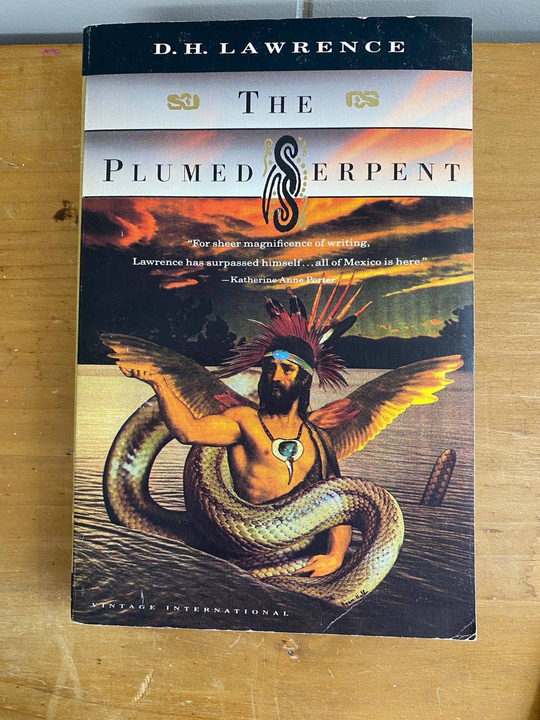 The Plumed Serpent by D. H. Lawrence - 1992 Vintage International - Etsy
