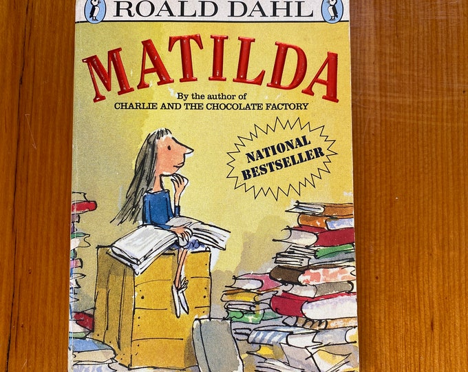 Matilda by Roald Dahl - 1988 Puffin Paperbback - Quentin Blake ...