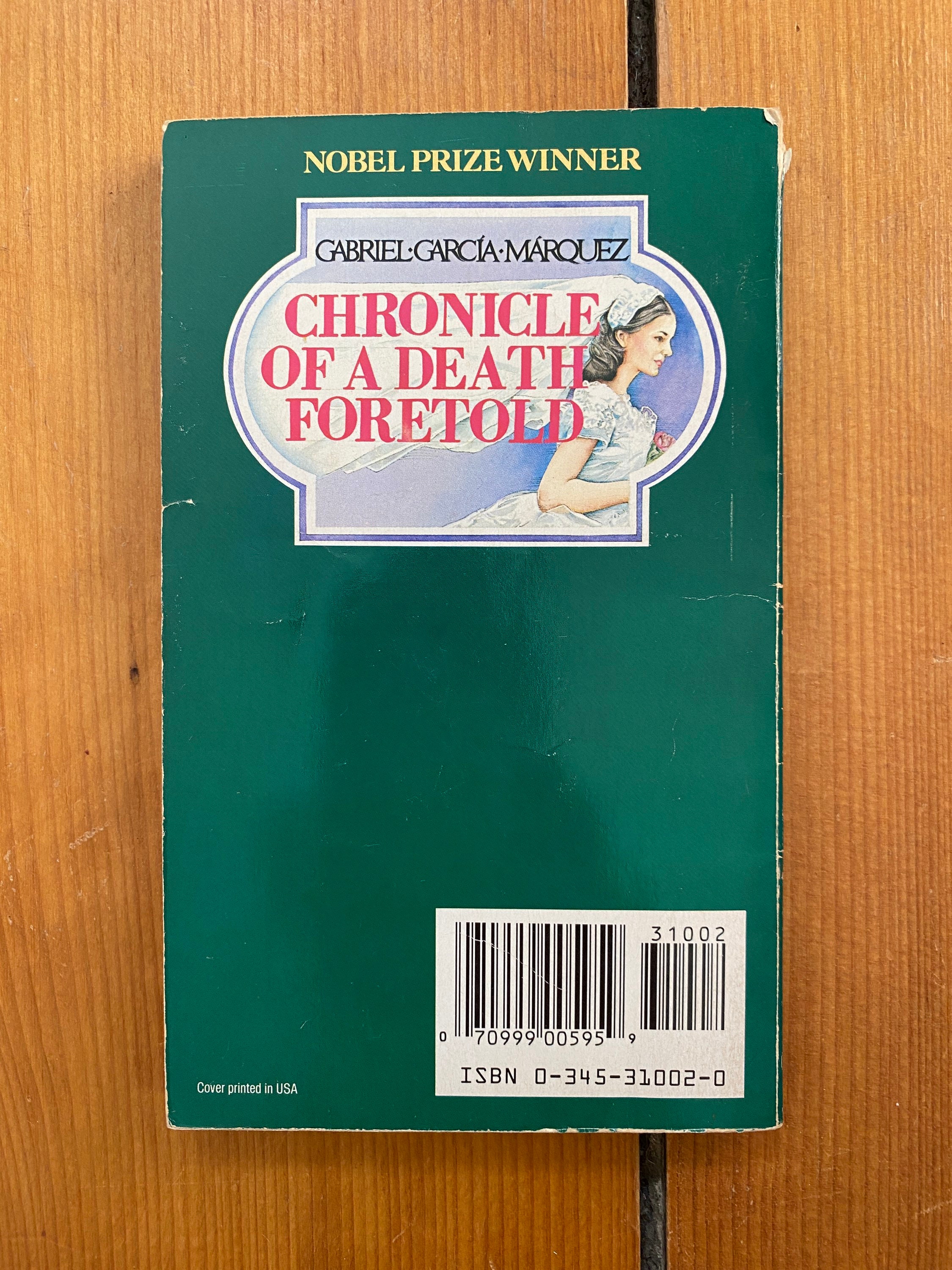 Chronicle Of A Death Foretold