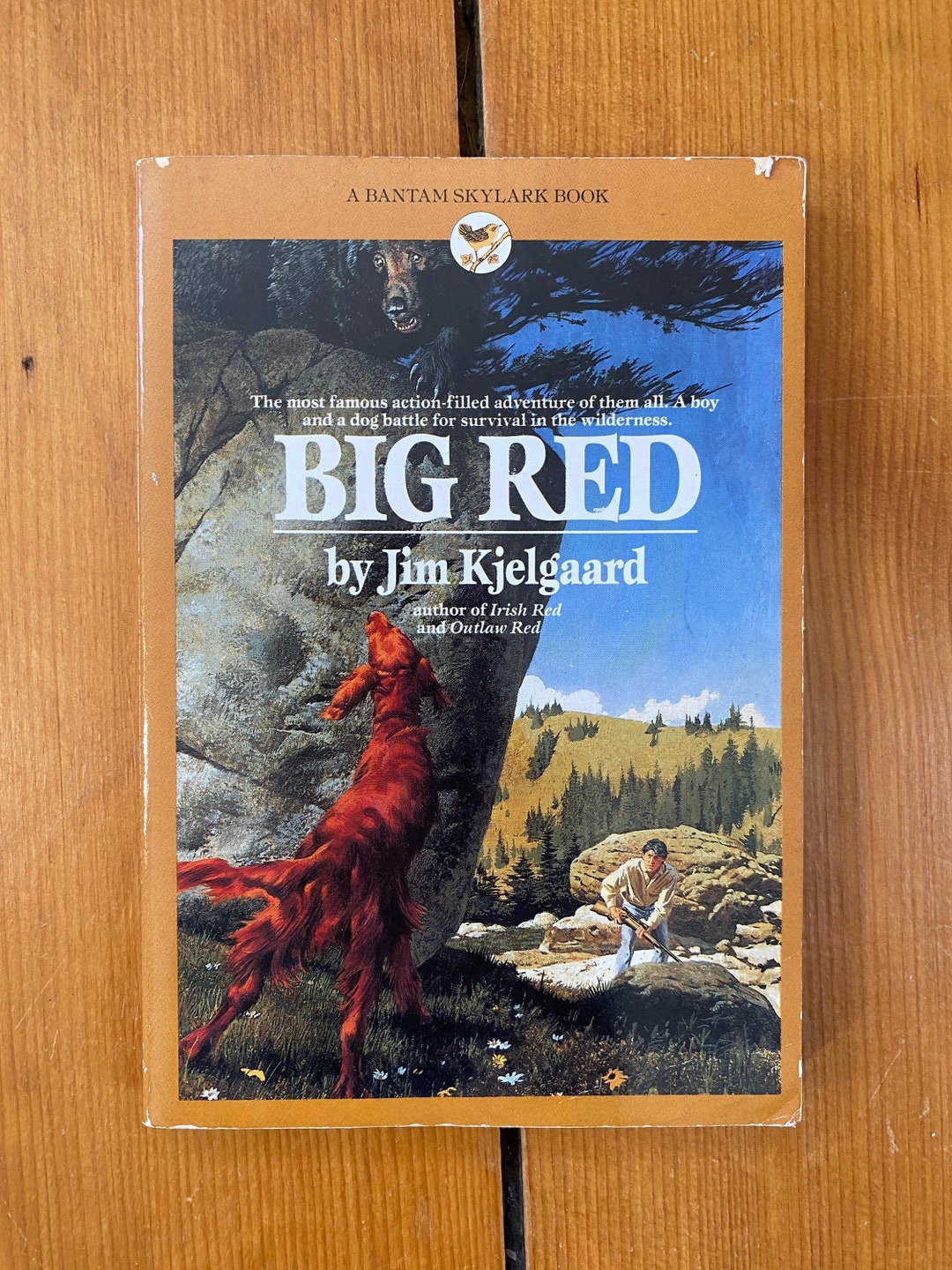 Big Red by Jim Kjelgaard - 1992 Bantam Skylark Paperback - Etsy