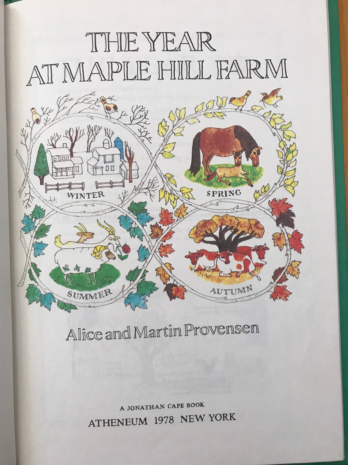 The Year at Maple Hill Farm Alice and Martin Provensen - Etsy
