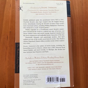 Jane Eyre by Charlotte Bronte - Modern Library 2000 - Introduction by ...