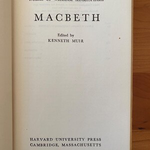 Macbeth by William Shakespeare - the Arden Shakespeare - Harvard ...