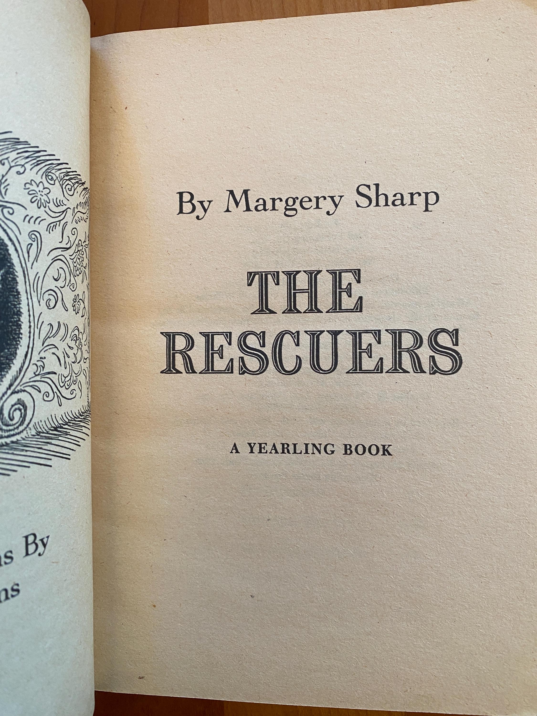 The Rescuers by Margery Sharp - Illustrated by Garth Williams - Dell ...
