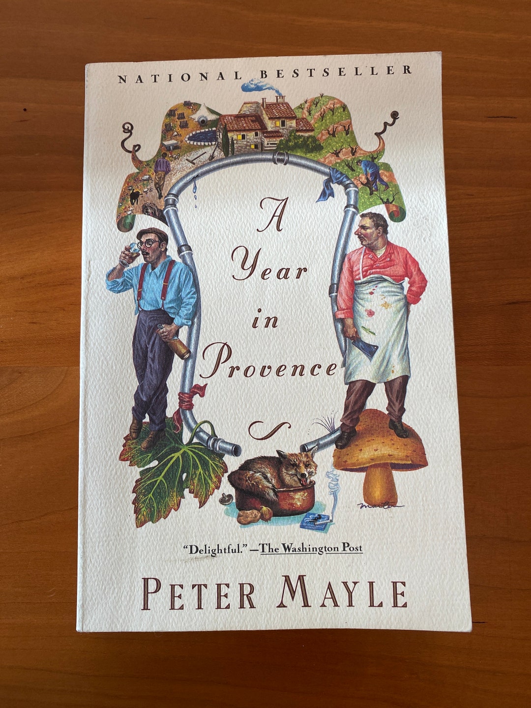 A Year in Provence by Peter Mayle 1991 Vintage International - Etsy