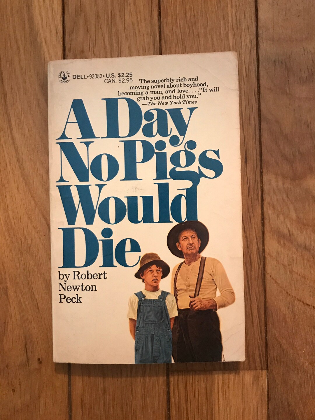 A Day No Pigs Would Die by Robert Newton Peck Acclaimed YA Fiction - Etsy