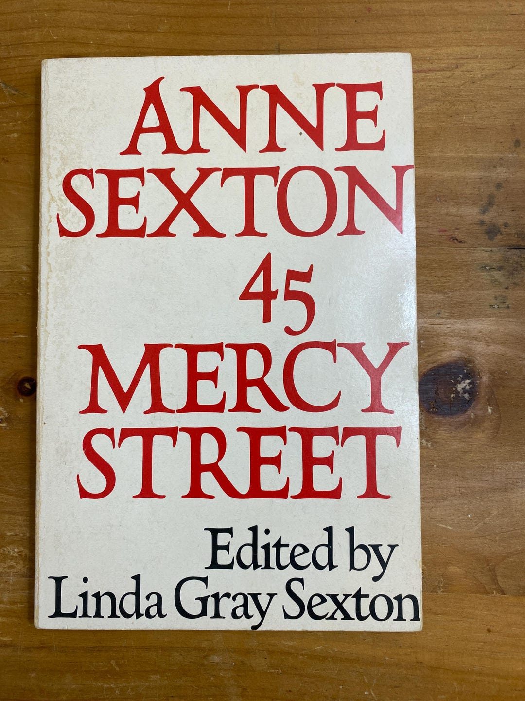 45 Mercy Street by Anne Sexton - Houghton Mifflin - 1976 - Etsy