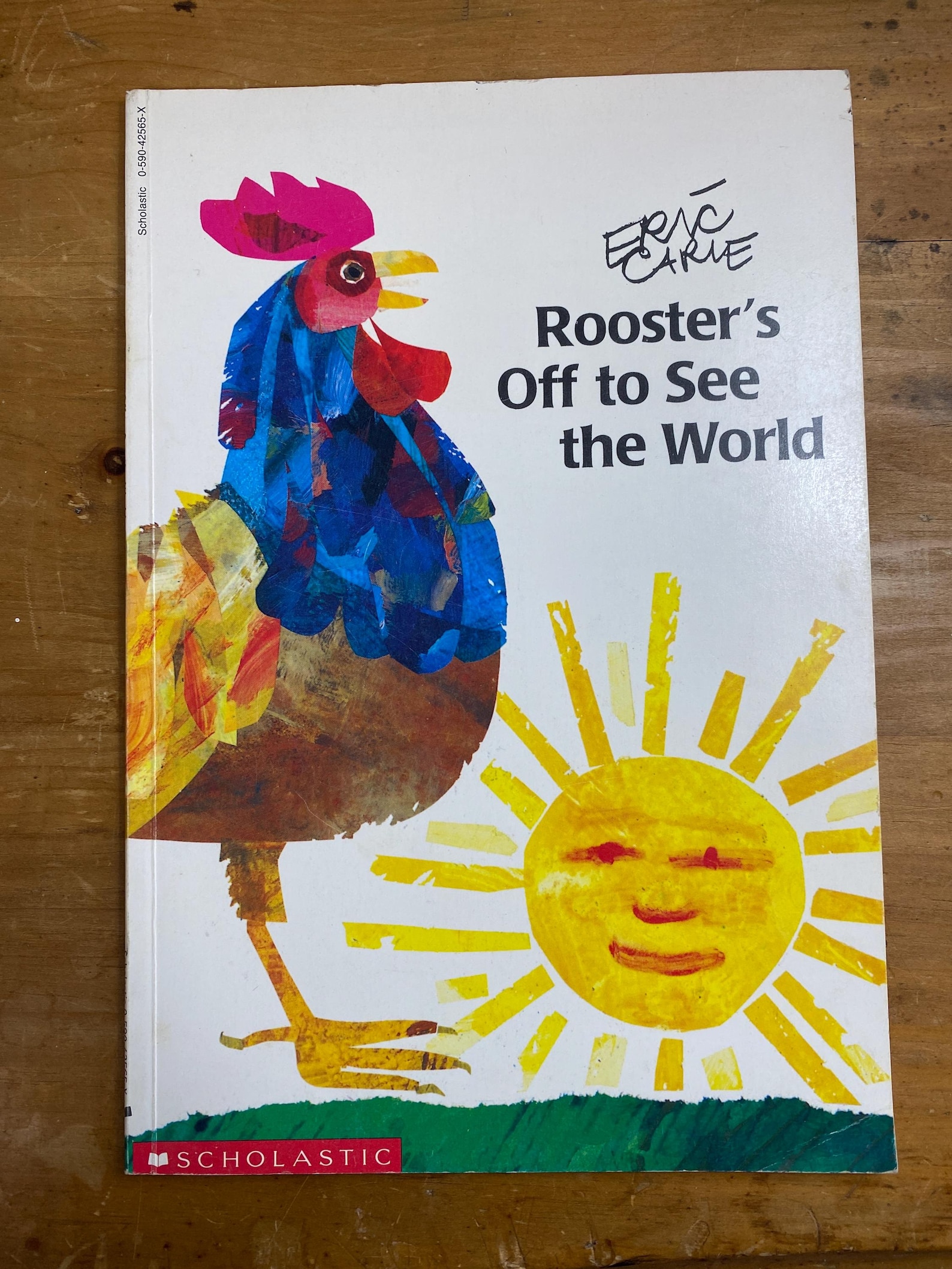 Rooster's off to See the World by Eric Carle - 1989 Scholastic - Etsy