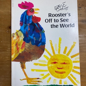 Rooster's off to See the World by Eric Carle - 1989 Scholastic - Etsy