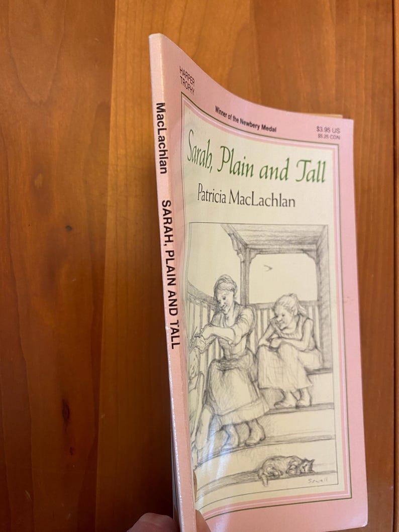 Sarah Plain and Tall by Patricia Maclachlan - Newbery Award - Softcover ...