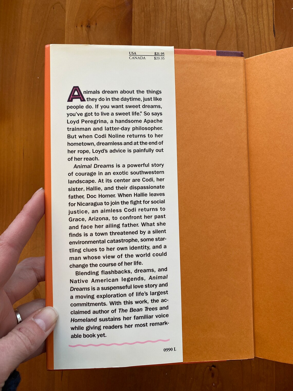 Animal Dreams by Barbara Kingsolver - Harper Collins First Edition ...