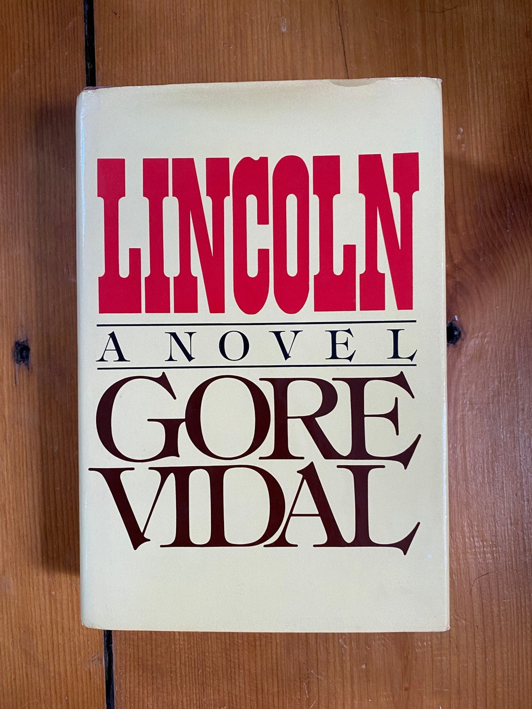 Lincoln by Gore Vidal - Random House First Edition 1984 - Etsy