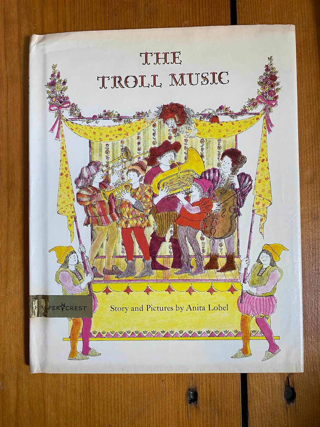 The Troll Music by Anita Lobel - 1966 Hardcover - Ex-library - Etsy