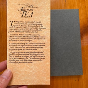 The London Ritz Book of Afternoon Tea by Helen Simpson - Etsy