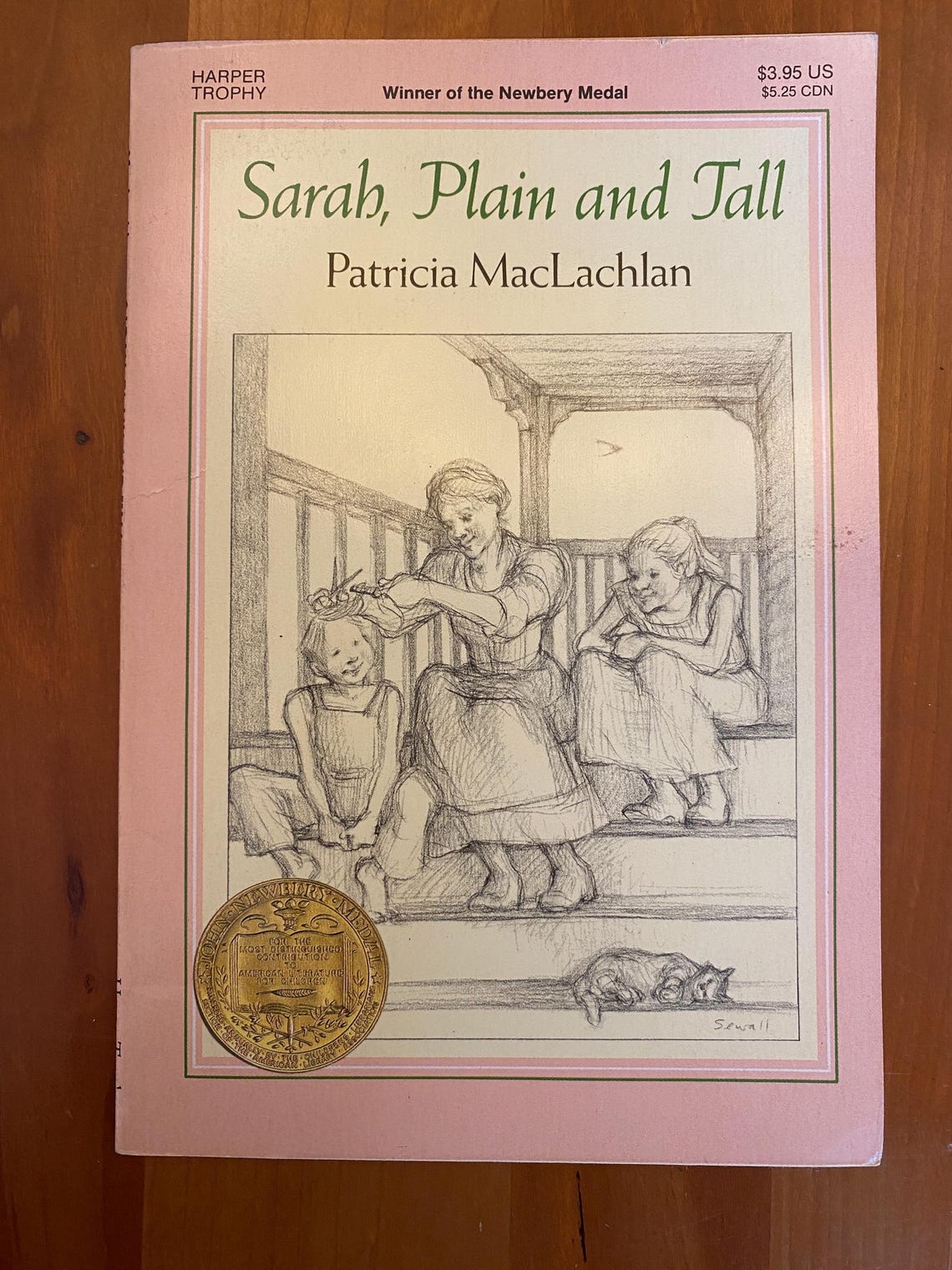 Sarah Plain and Tall by Patricia Maclachlan - Newbery Award - Softcover ...