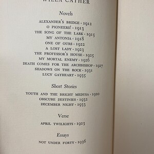 Not Under Forty by Willa Cather - 1936 Knopf First Edition - Ex-library ...