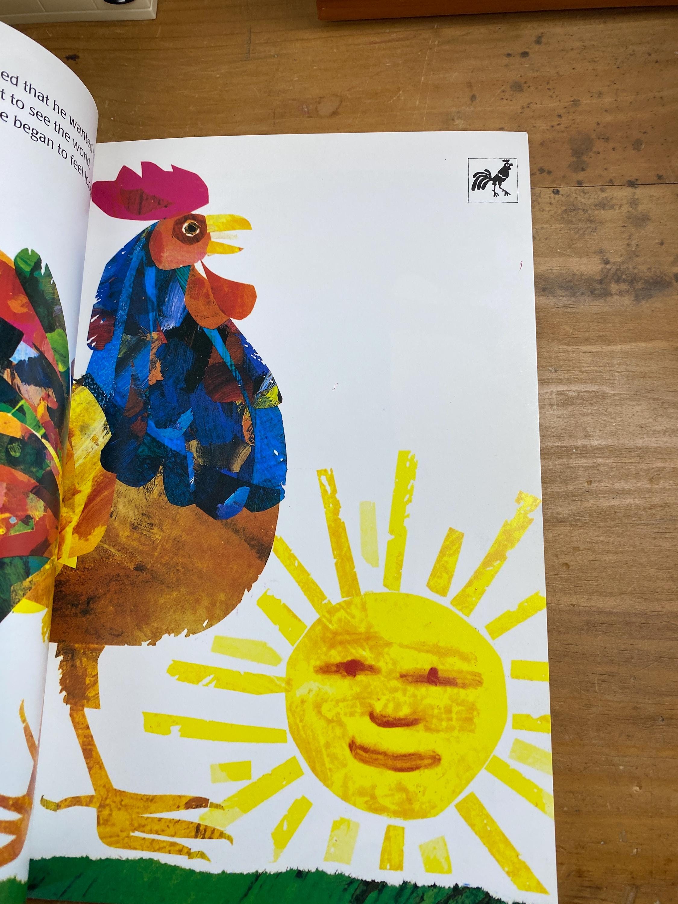 Rooster's off to See the World by Eric Carle - 1989 Scholastic - Etsy
