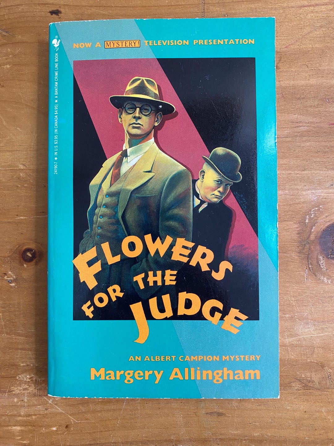 Flowers For The Judge By Margery Allingham 1984 Bantam Pbs Mystery