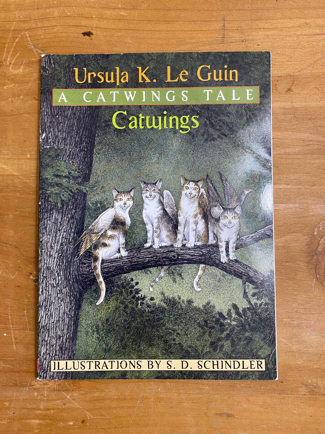 Catwings by Ursula K. Le Guin - 2000s Scholastic Paperback - Etsy