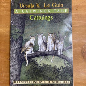 Catwings by Ursula K. Le Guin - 2000s Scholastic Paperback - Etsy