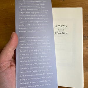 Rilke's Book of Hours - Love Poems to God by Rainer Maria Rilke ...