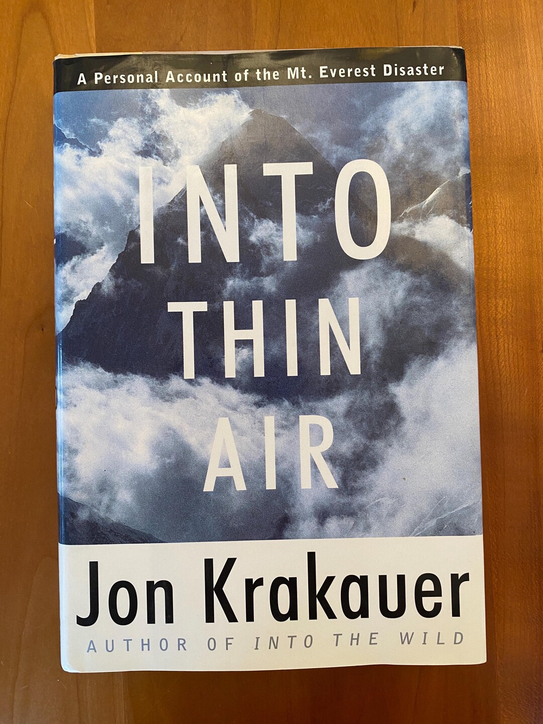 Into Thin Air by Jon Krakauer - 1997 Random House/villard - Early ...